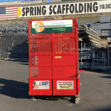 Material & Personnel Hoists | Spring Scaffolding